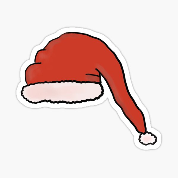 "Santa hat" Sticker by Tamm-art | Redbubble