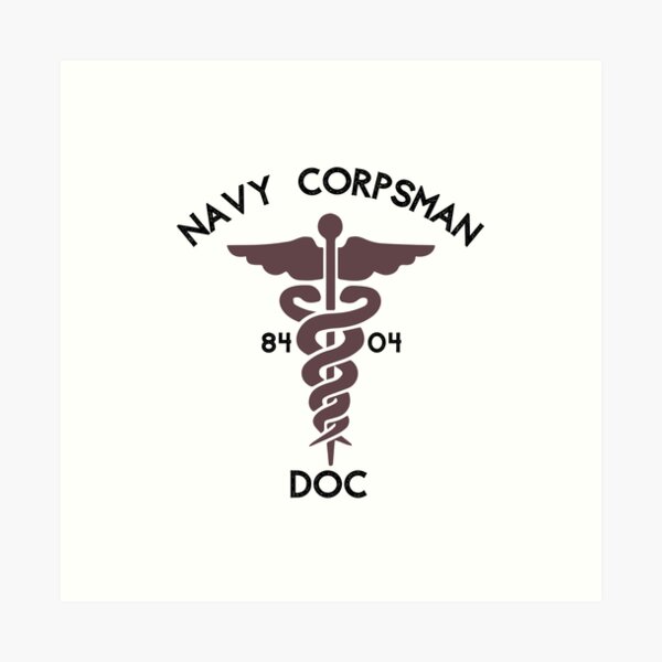 "Us Navy Corpsman,8404,Doc, Best Seller " Art Print by PrintDesignWall ...