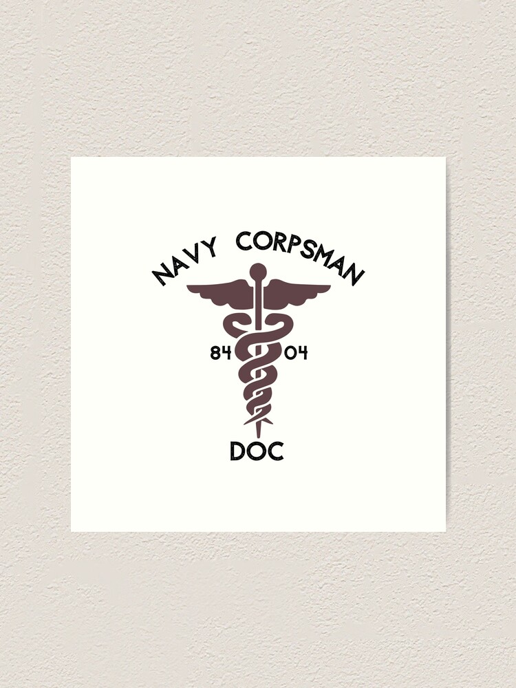"Us Navy Corpsman,8404,Doc, Best Seller " Art Print by PrintDesignWall ...