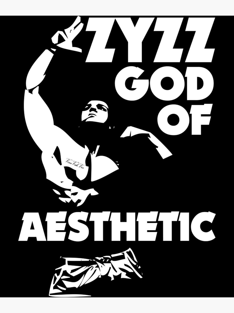 "Zyzz god of aesthetic " Poster for Sale by GoofyGorillas | Redbubble