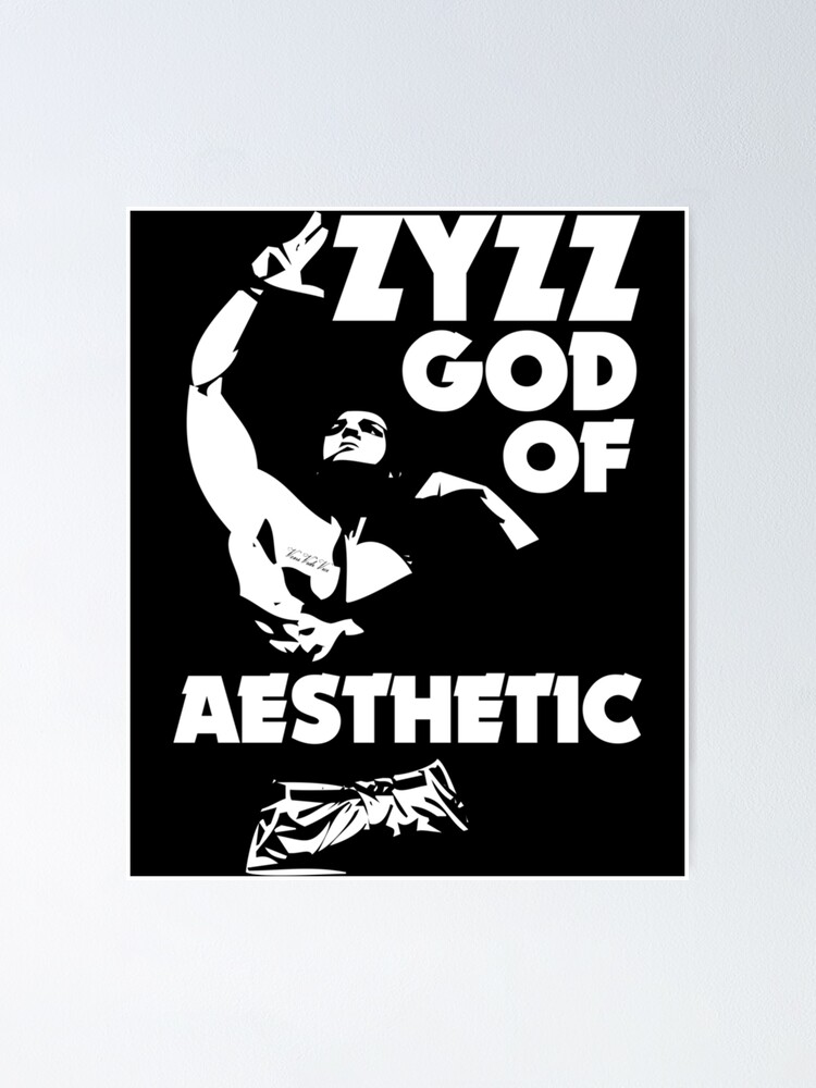 "Zyzz god of aesthetic " Poster for Sale by GoofyGorillas | Redbubble