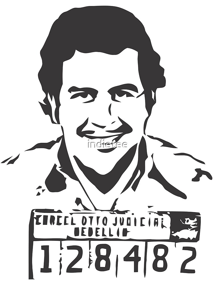Lámina fotográfica «Camiseta Pablo Escobar (Los Narcos)» de indietee ...