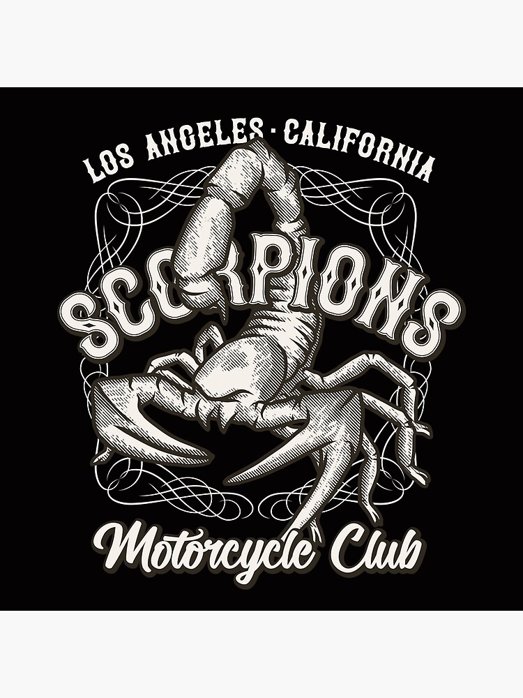 "Scorpions Motorcycle Club" Poster for Sale by obviouslogic | Redbubble