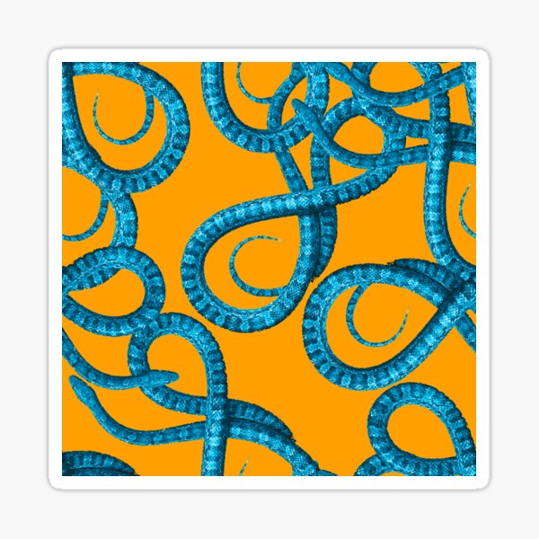 "Photographic Digital Catwalk Inspired Snake Print" Sticker for Sale by ...