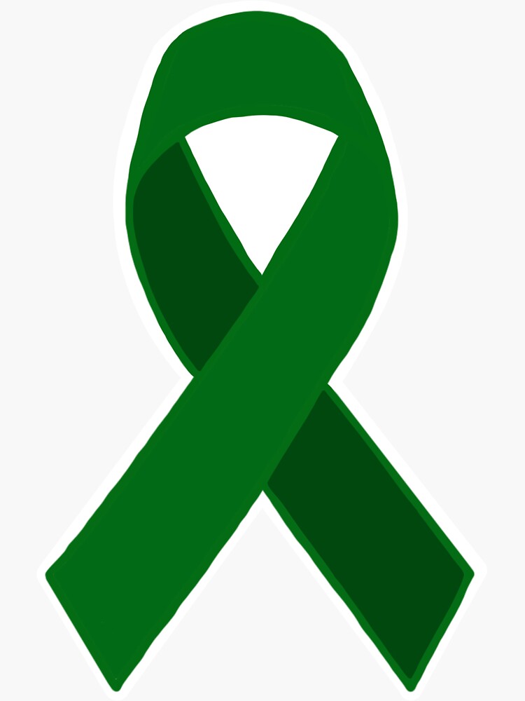 "Liver Cancer Awareness Ribbon" Sticker by discover-genes | Redbubble