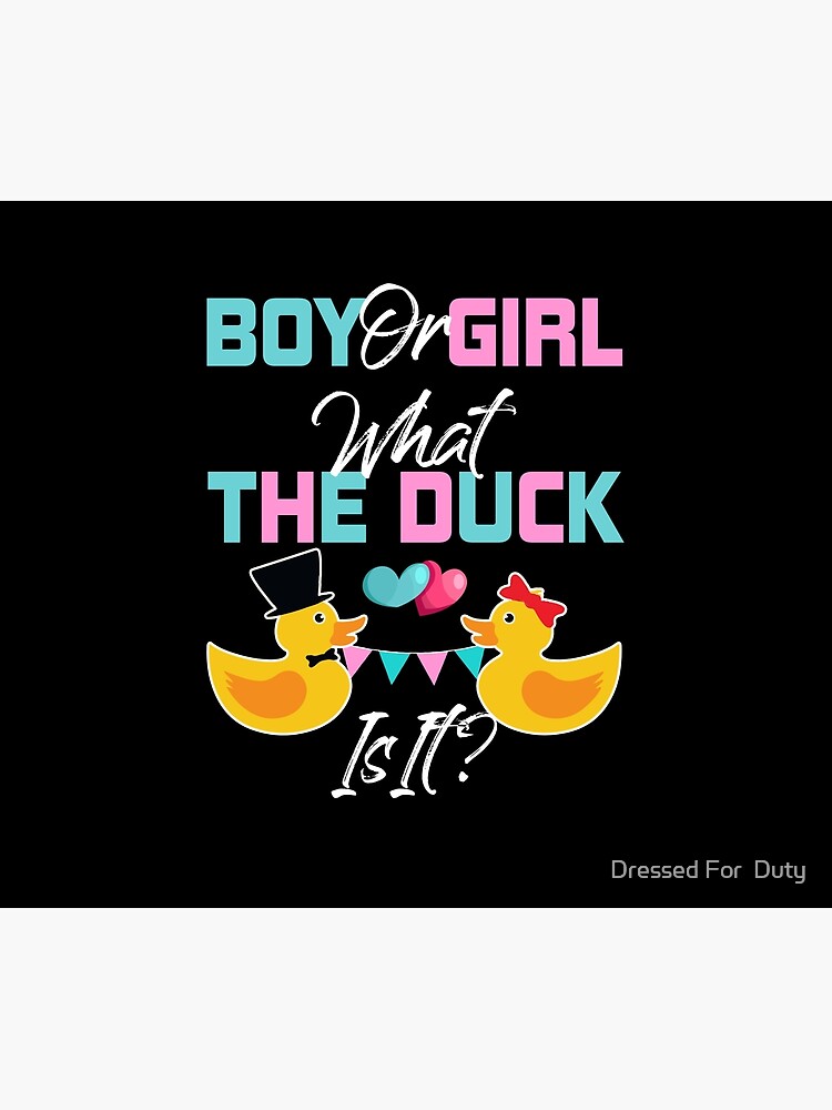 Lámina artística «Niño o niña Qué es el pato para la familia Revelación ...