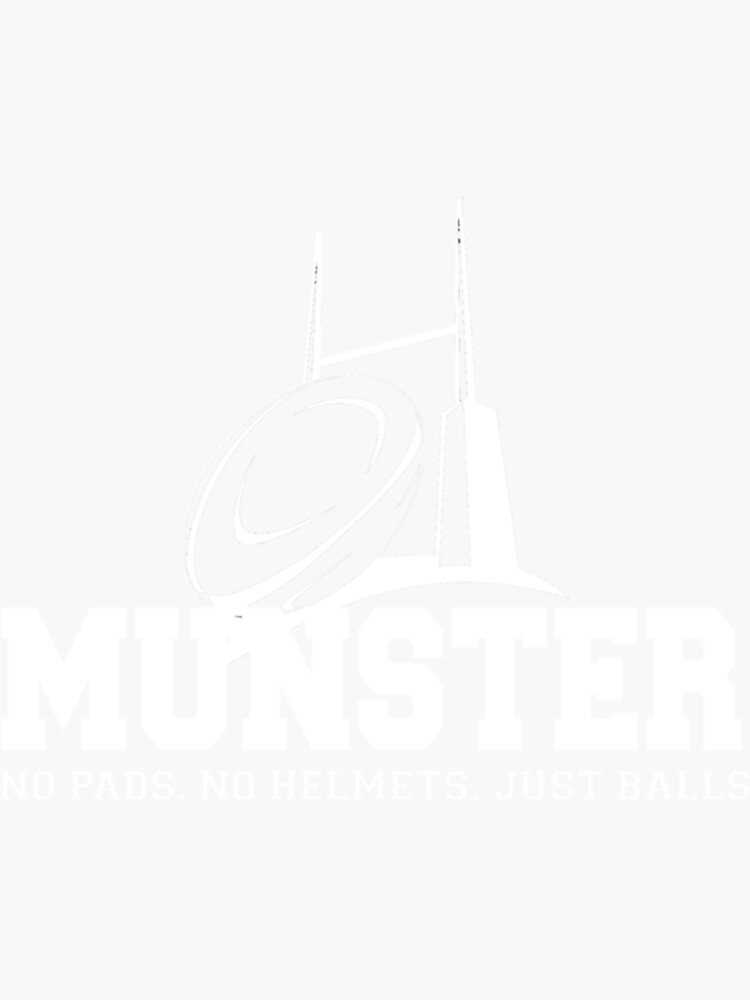 "Munster Rugby - Just Balls " Sticker for Sale by StaboDesign | Redbubble