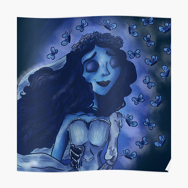 "Corpse Bride-- Emily turns into Butterflies" Poster for Sale by ...