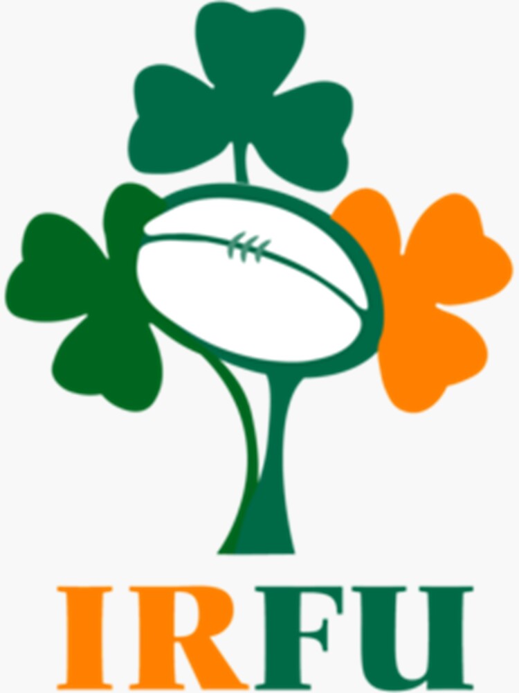 "Ireland Rugby TEAM " Sticker for Sale by Karacentral | Redbubble