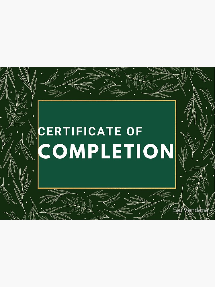 "Completion" Sticker for Sale by Sai-uppala | Redbubble