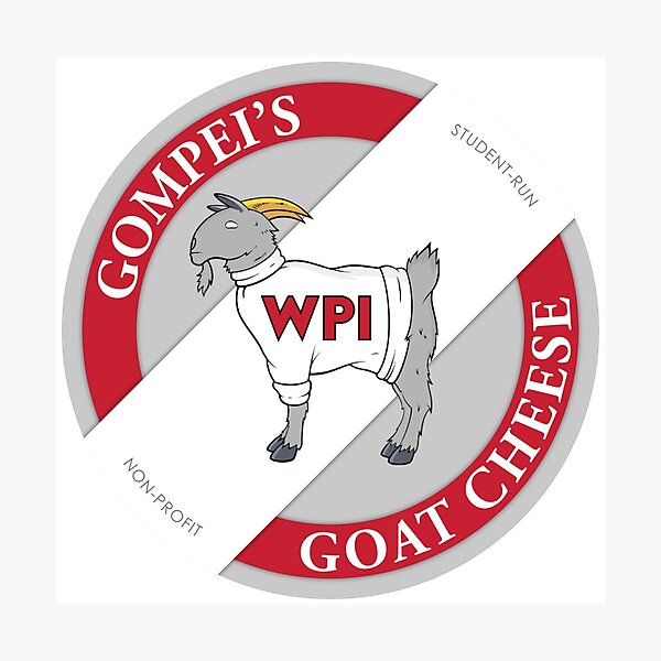 "Gompei's Goat Cheese Logo" Photographic Print by ggcatwpi | Redbubble