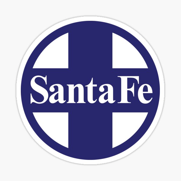 "Santa Fe" Sticker for Sale by Biochao | Redbubble