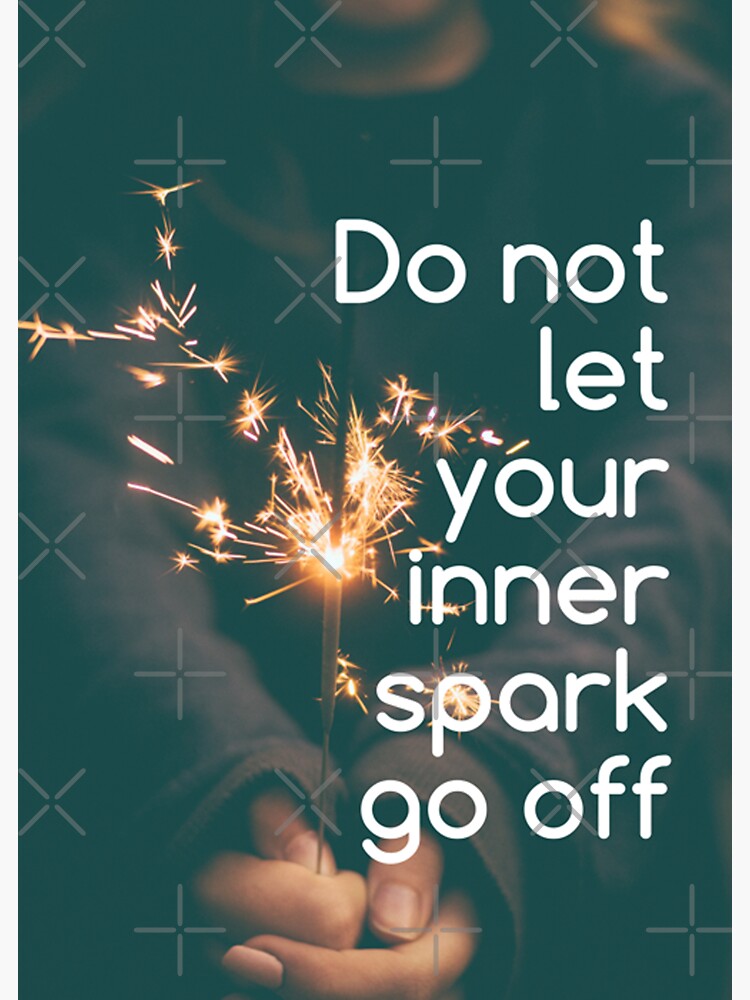 "Motivational - Your Inner Spark" Sticker for Sale by MotivationFlow ...