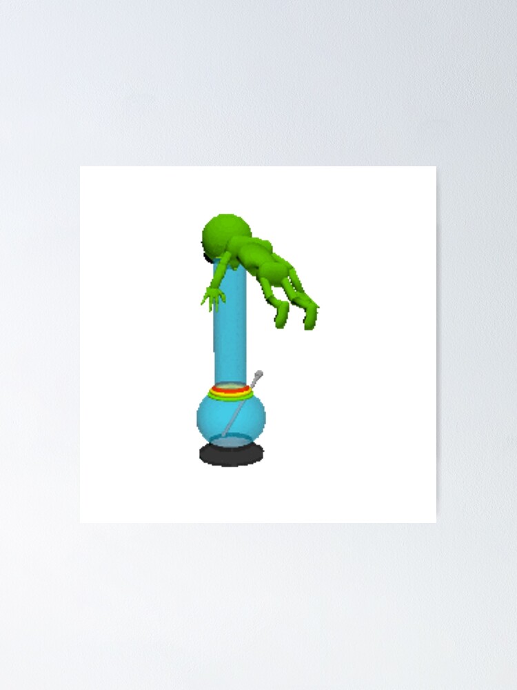 "alien smoking a giant bong" Poster for Sale by scotter1995 | Redbubble