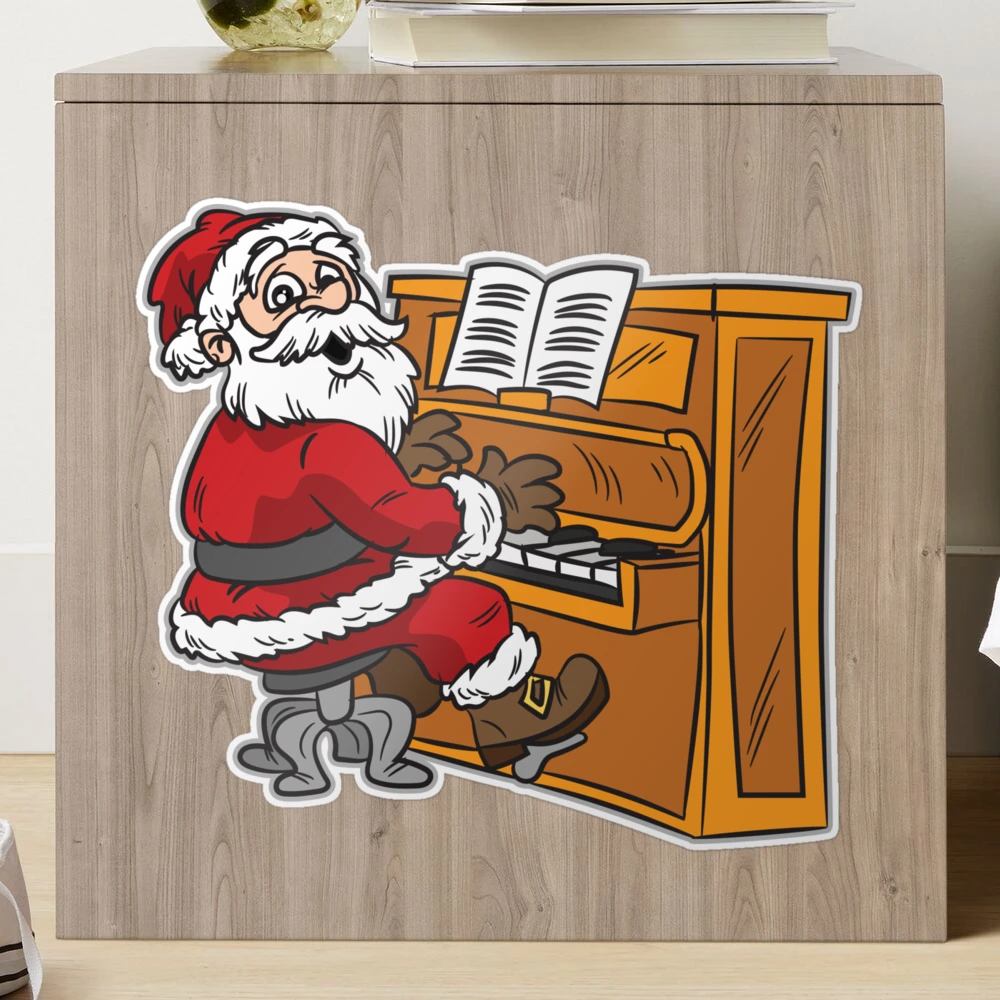 Santa Playing Piano