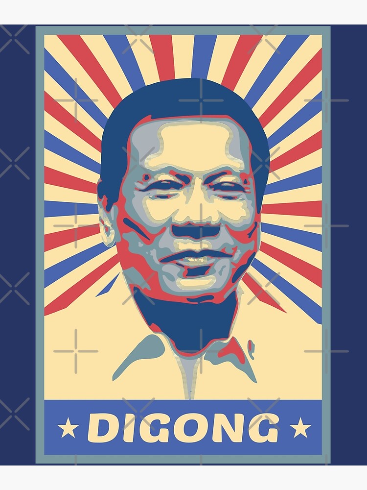 "Rodrigo Duterte Rody Digong Davao President Philippines" Photographic ...