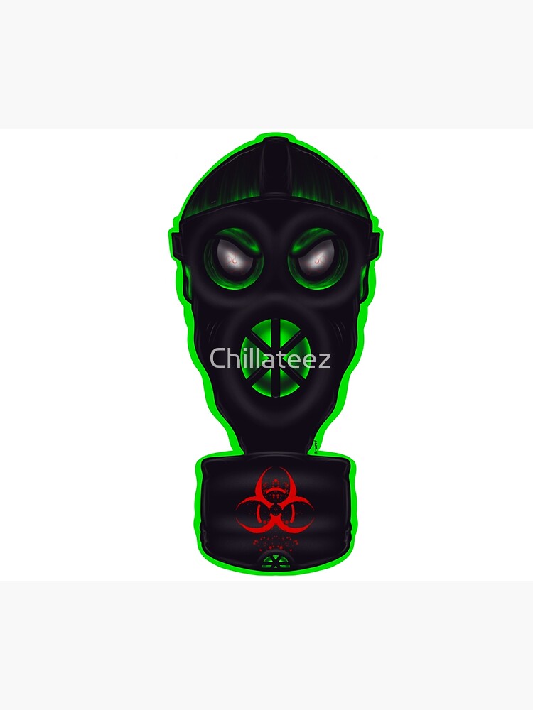 "Zombie gas mask" Poster for Sale by Chillateez | Redbubble