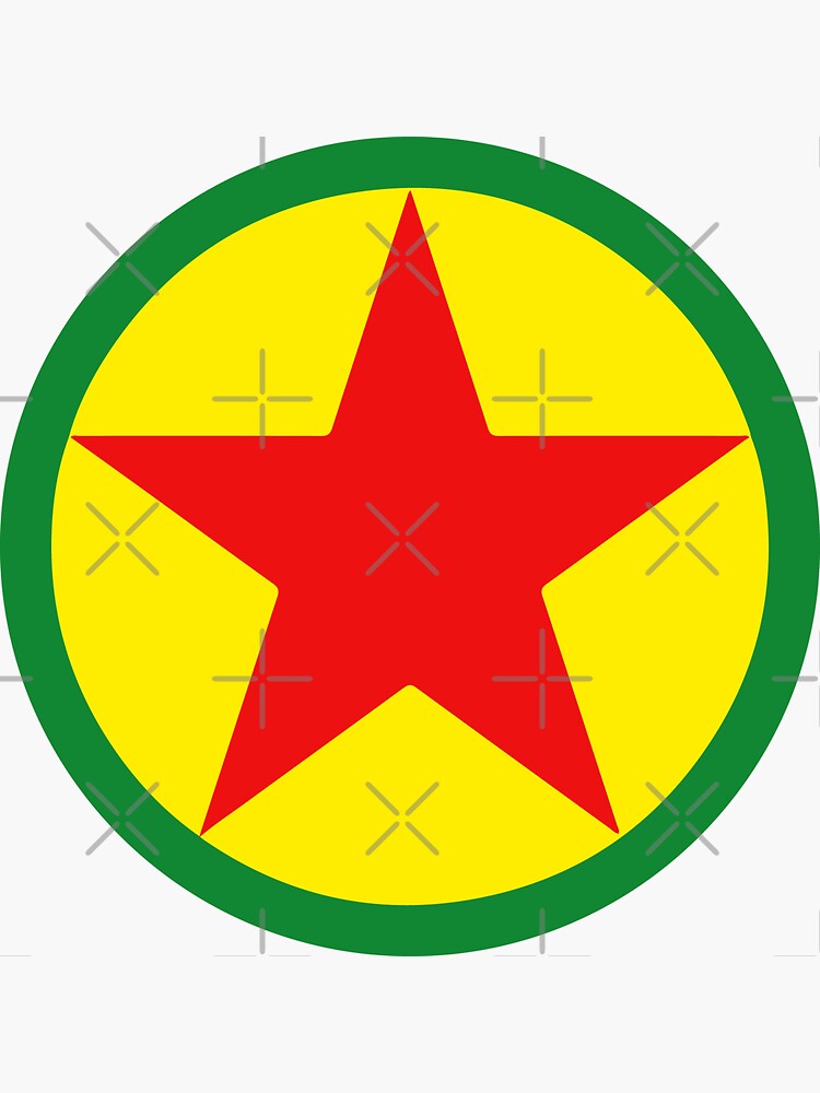 "pkk flag" Sticker for Sale by mehdibamhaoud | Redbubble