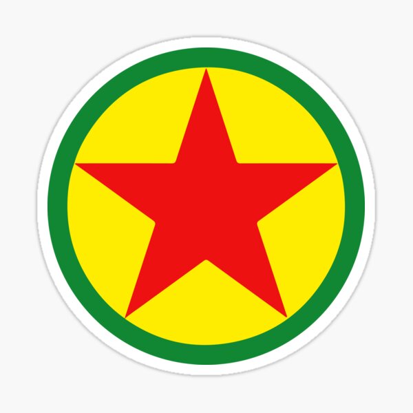 "pkk flag" Sticker for Sale by mehdibamhaoud | Redbubble