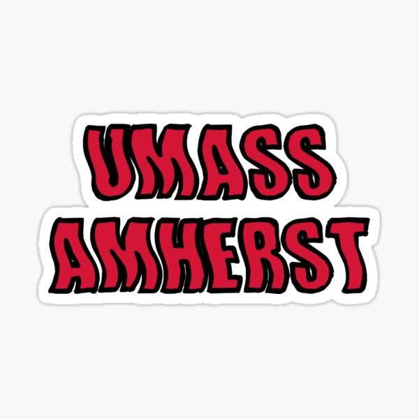 Umass Amherst Sticker By Kaylaknudsen Redbubble