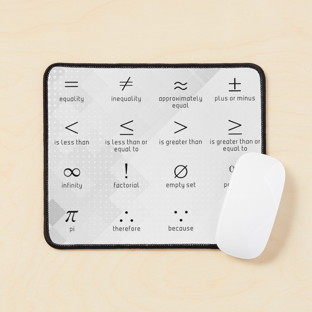 "Math Symbols" Poster for Sale by coolmathposters | Redbubble