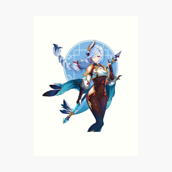 "Shenhe - Genshin Impact" Art Print for Sale by Omagatoki | Redbubble