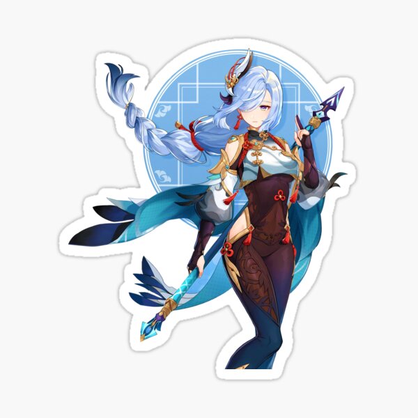 "Shenhe - Genshin Impact" Sticker for Sale by Omagatoki | Redbubble
