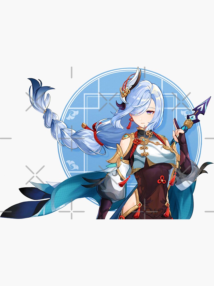 "Shenhe - Genshin Impact" Sticker for Sale by Omagatoki | Redbubble