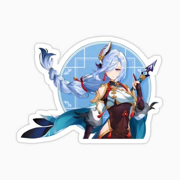 "Shenhe - Genshin Impact" Sticker for Sale by Omagatoki | Redbubble