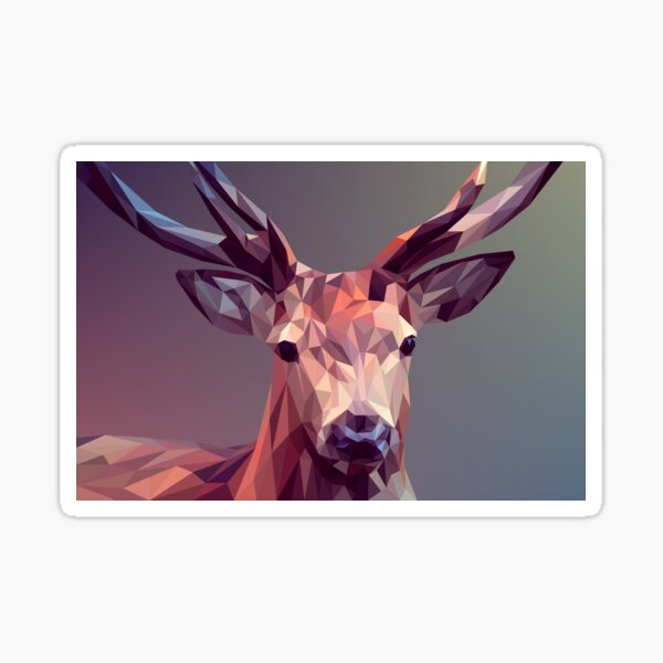 "Deer " Sticker for Sale by Makiart13 | Redbubble