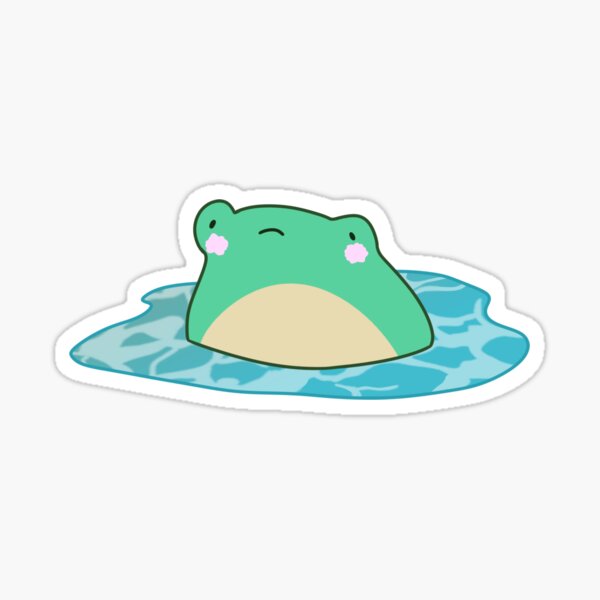 "Sad Frog Sticker " Sticker by Karucchi | Redbubble