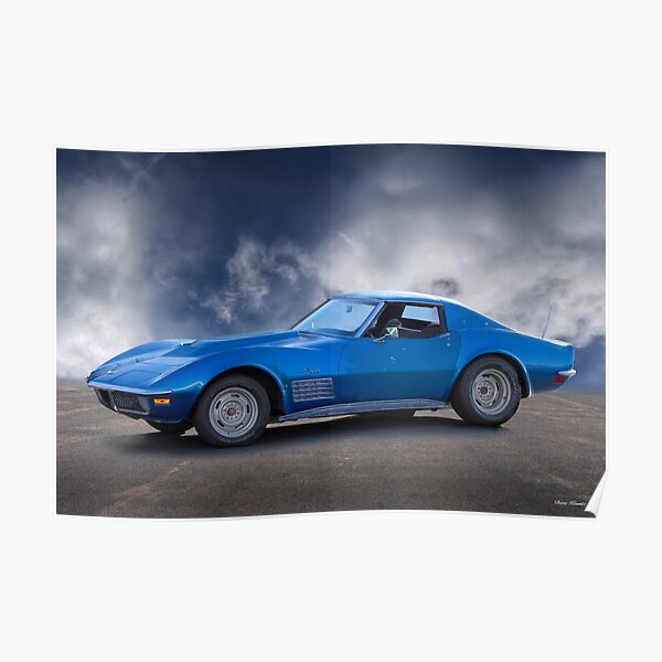 "1972 Chevrolet C3 Corvette LT-1 Stingray" Poster for Sale by ...