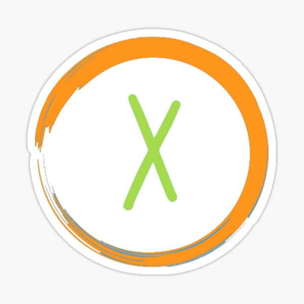 "Wrong X" Sticker for Sale by BlueMoon58 | Redbubble