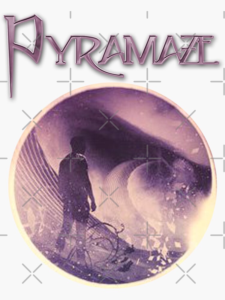 "Pyramaze, A Stroke of Magic" Sticker by feria-e | Redbubble