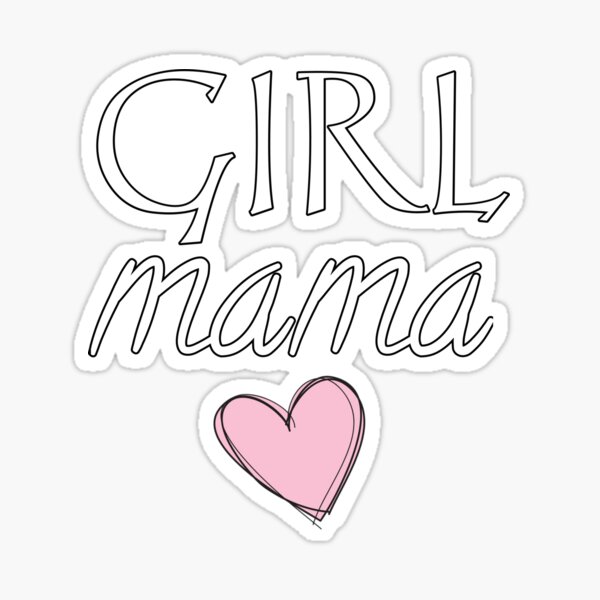 "Girl mama shirt" Sticker for Sale by Ayoublab | Redbubble