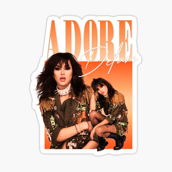 "Adore Delano Retro Vintage Throwback" Sticker for Sale by Ainara ...