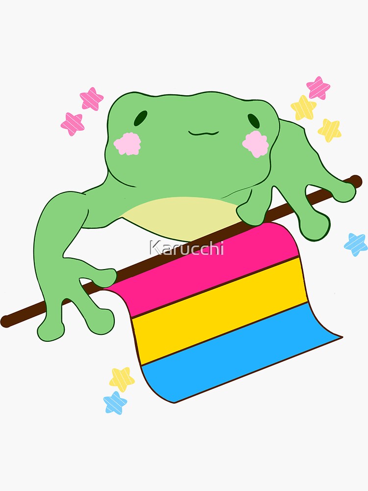 "Pan Frog" Sticker for Sale by Karucchi | Redbubble