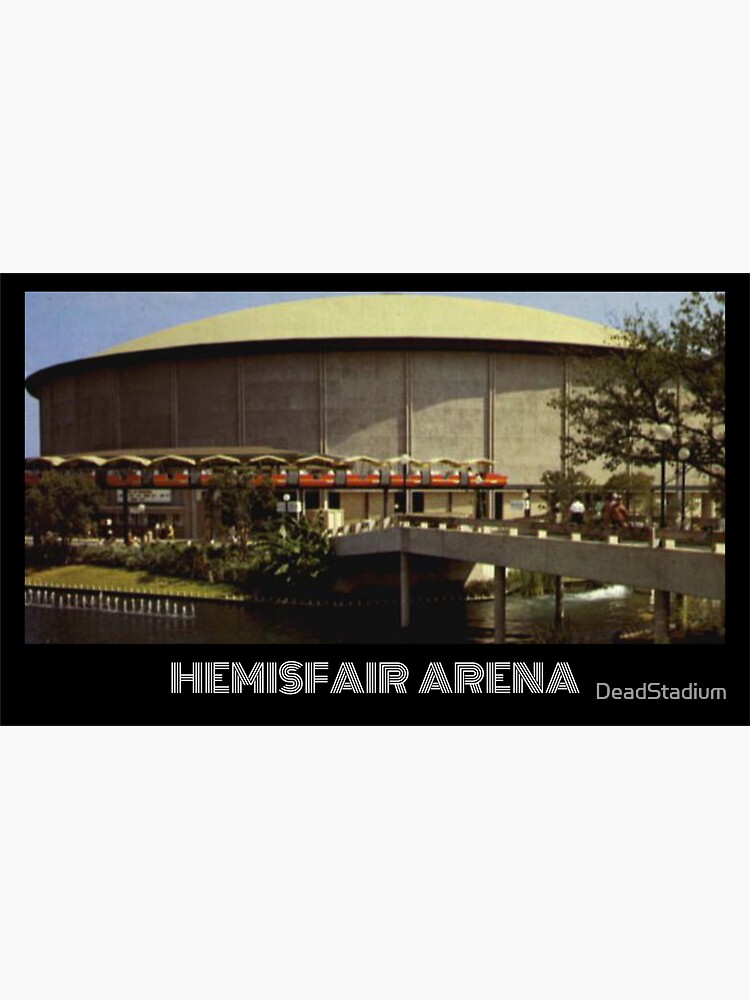 "HemisFair Arena- Silver" Sticker for Sale by DeadStadium | Redbubble