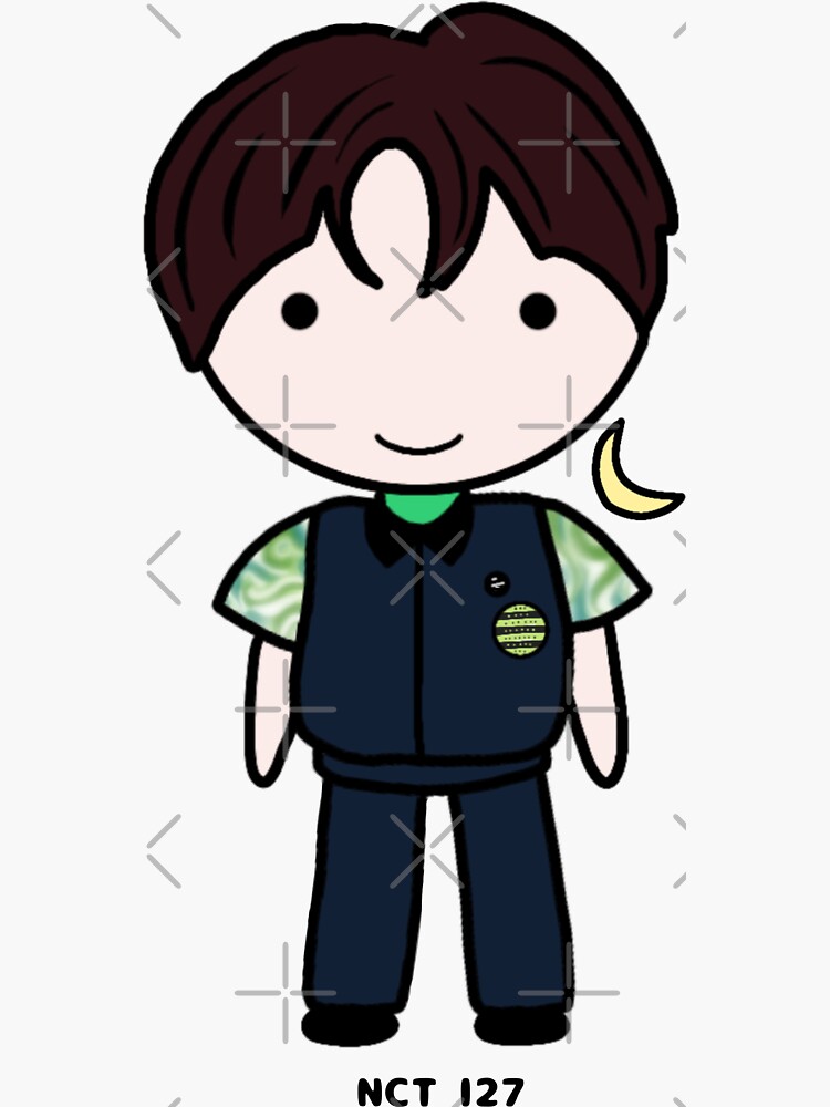 "Taeil NCT 127 Sticker Moon" Sticker by Arlimelight | Redbubble