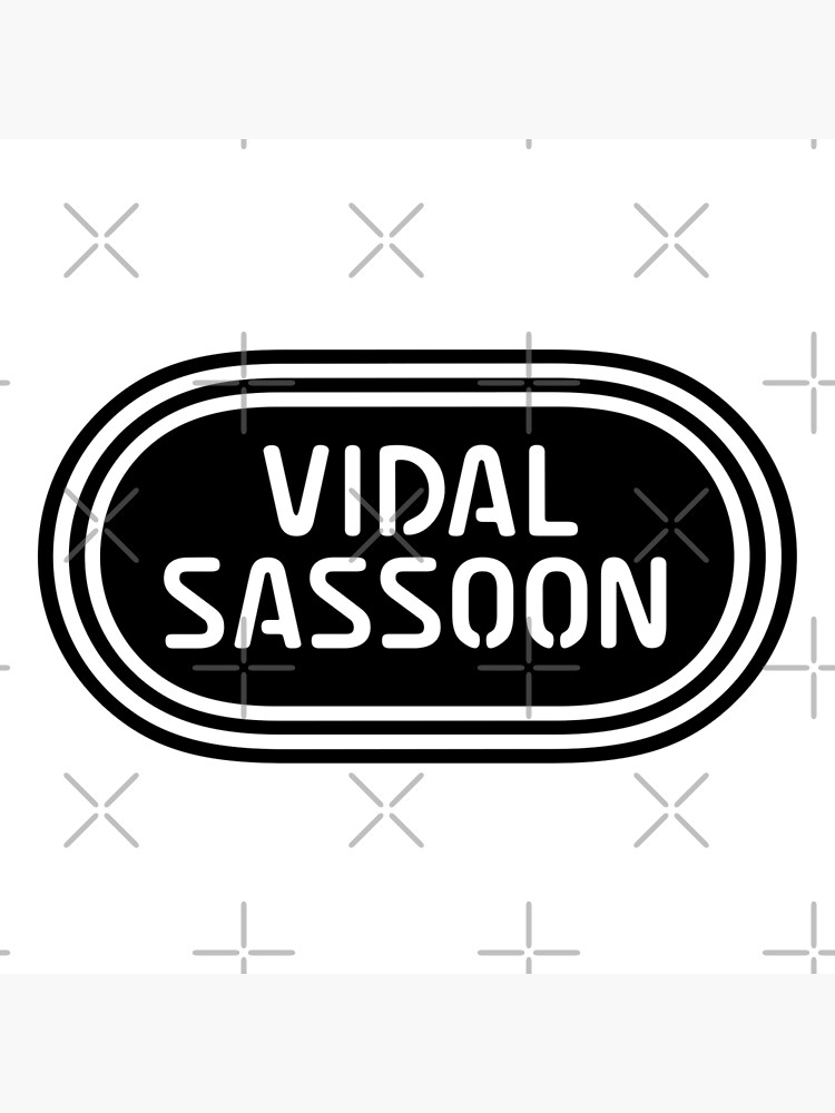 "Vidal Sassoon - Black logo" Poster for Sale by jordan5L | Redbubble