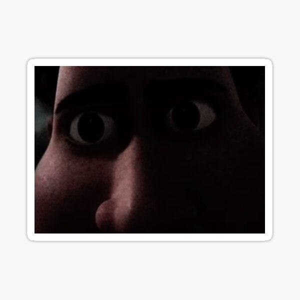 "Titan Staring Meme ( Tighten )" Sticker for Sale by Shadow2403 | Redbubble