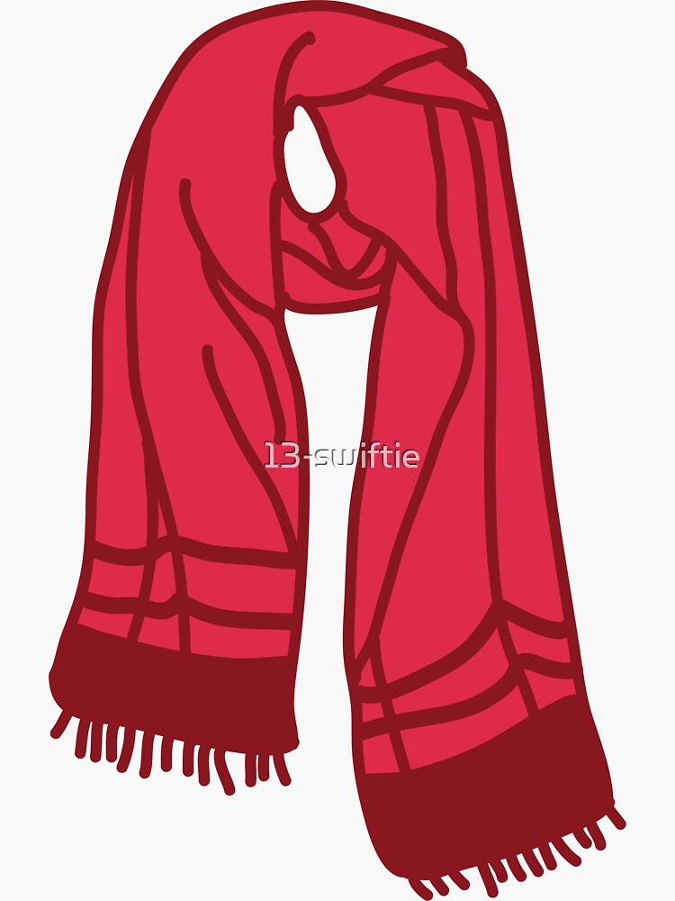 "Taylor Swift Scarf" Sticker for Sale by 13-swiftie | Redbubble