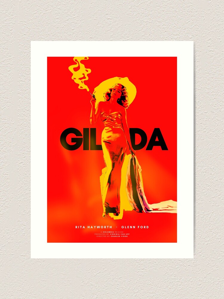 "Gilda (1946) - Movie poster design (style A)" Art Print for Sale by ...