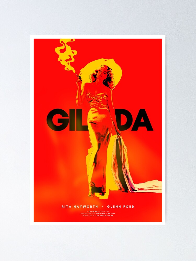 "Gilda (1946) - Movie poster design (style A)" Poster for Sale by ...