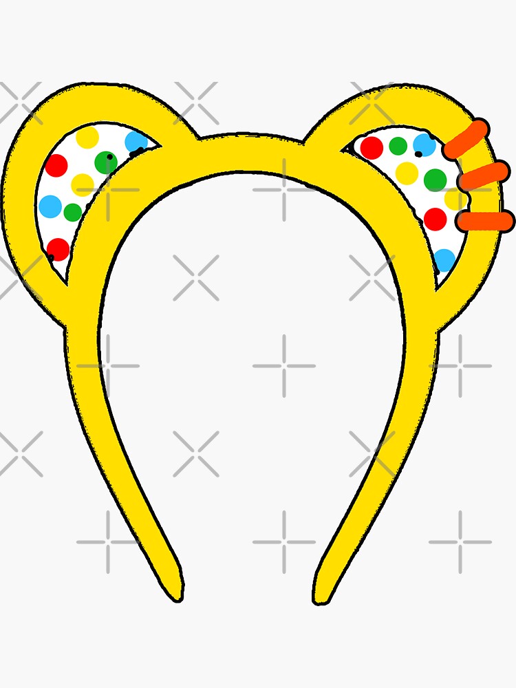 "Pudsey Bear Ears" Sticker for Sale by 9chaa | Redbubble