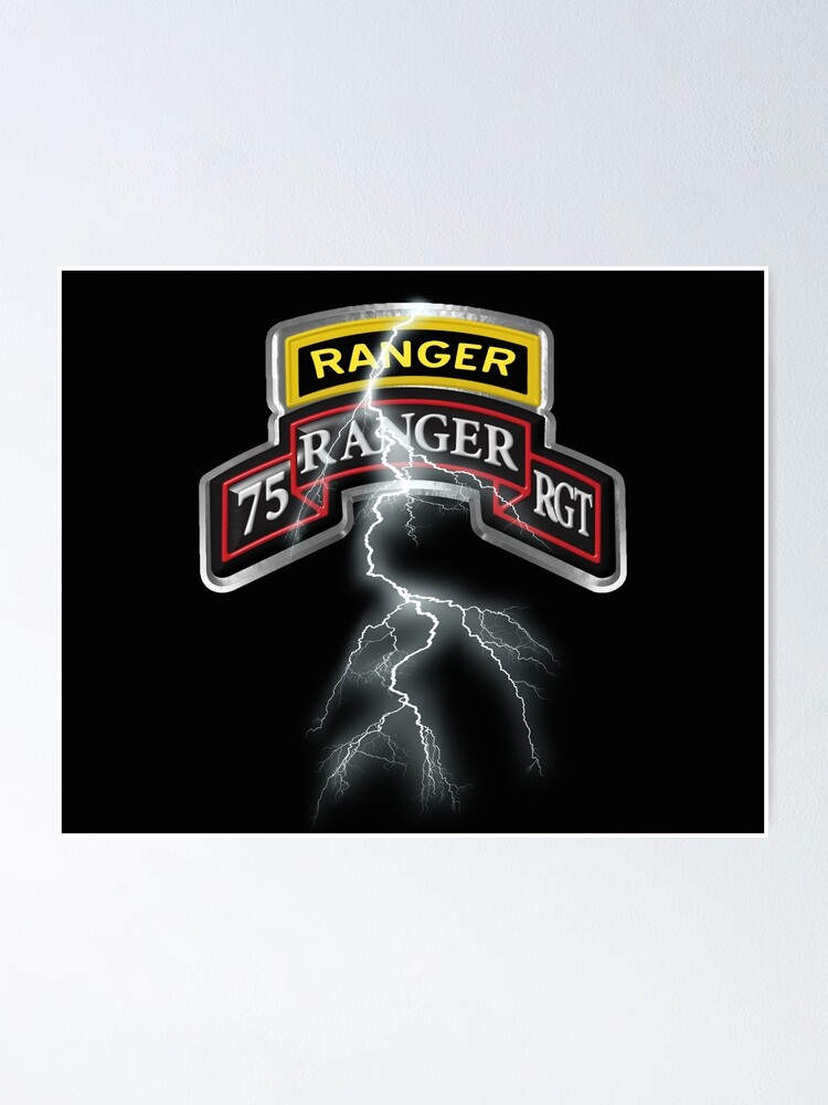 "75th Ranger Regiment " Poster for Sale by SoldierAlways | Redbubble