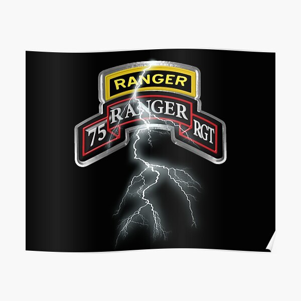 "75th Ranger Regiment " Poster for Sale by SoldierAlways | Redbubble