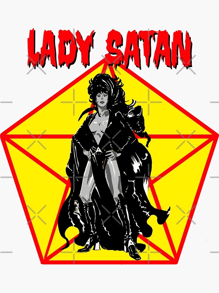 "Lady Satan - Lost Character of Skywald Comics " Sticker for Sale by ...