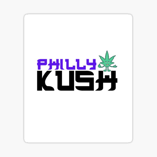 "PHILLY KUSH " Sticker by Chrisblazestore | Redbubble
