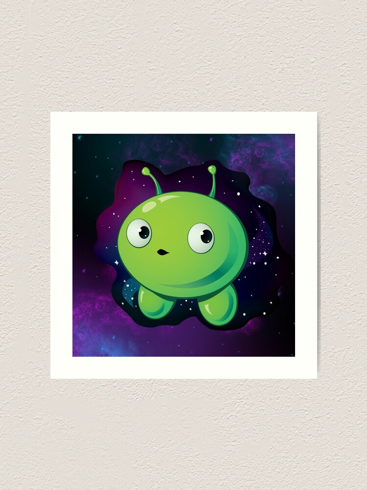 "Final Space Mooncake Chookity Pok" Art Print by Stratoguayota | Redbubble